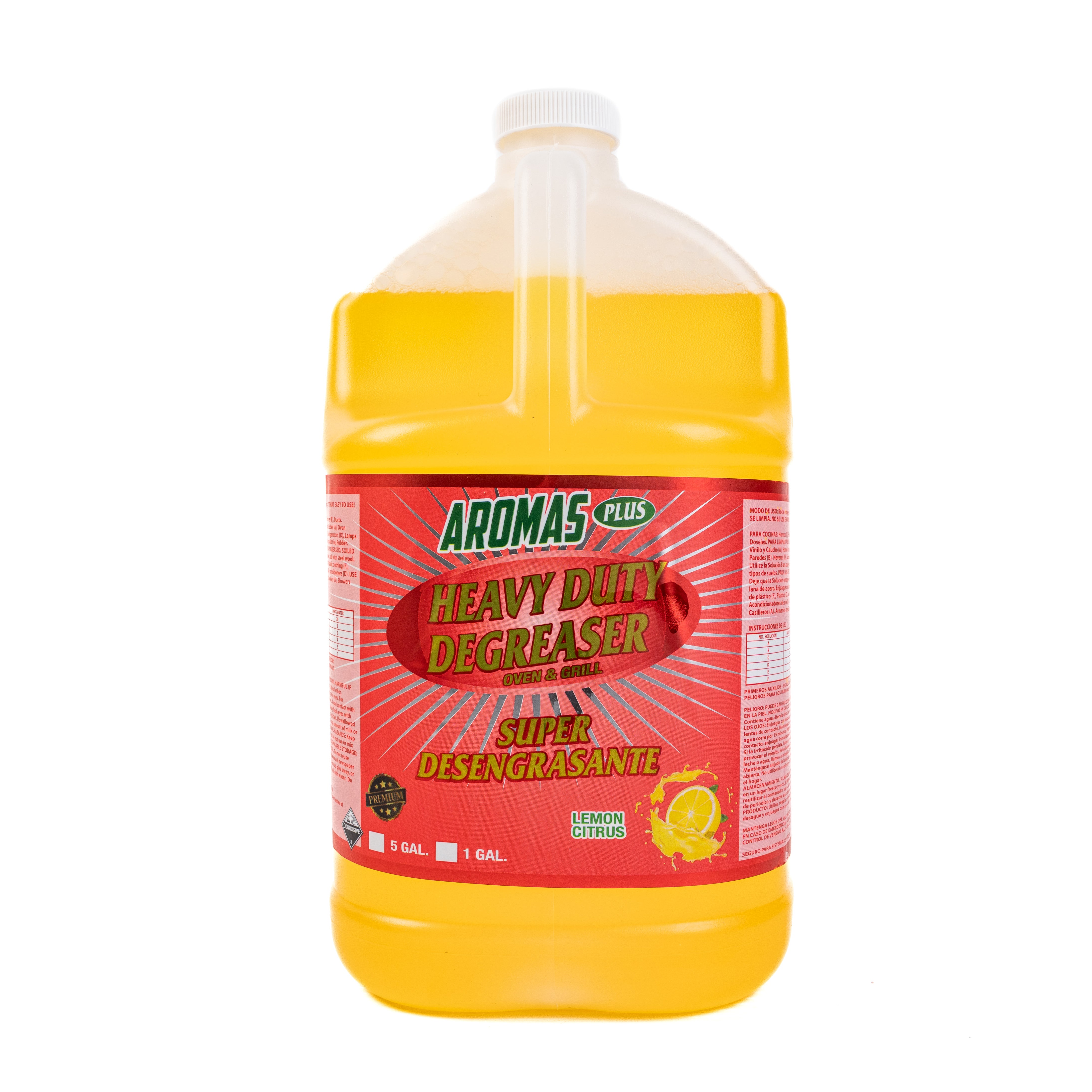 Aromas Plus Oven & Grill Heavy Duty Degreaser 4/1 Galon – JR Imports LLC