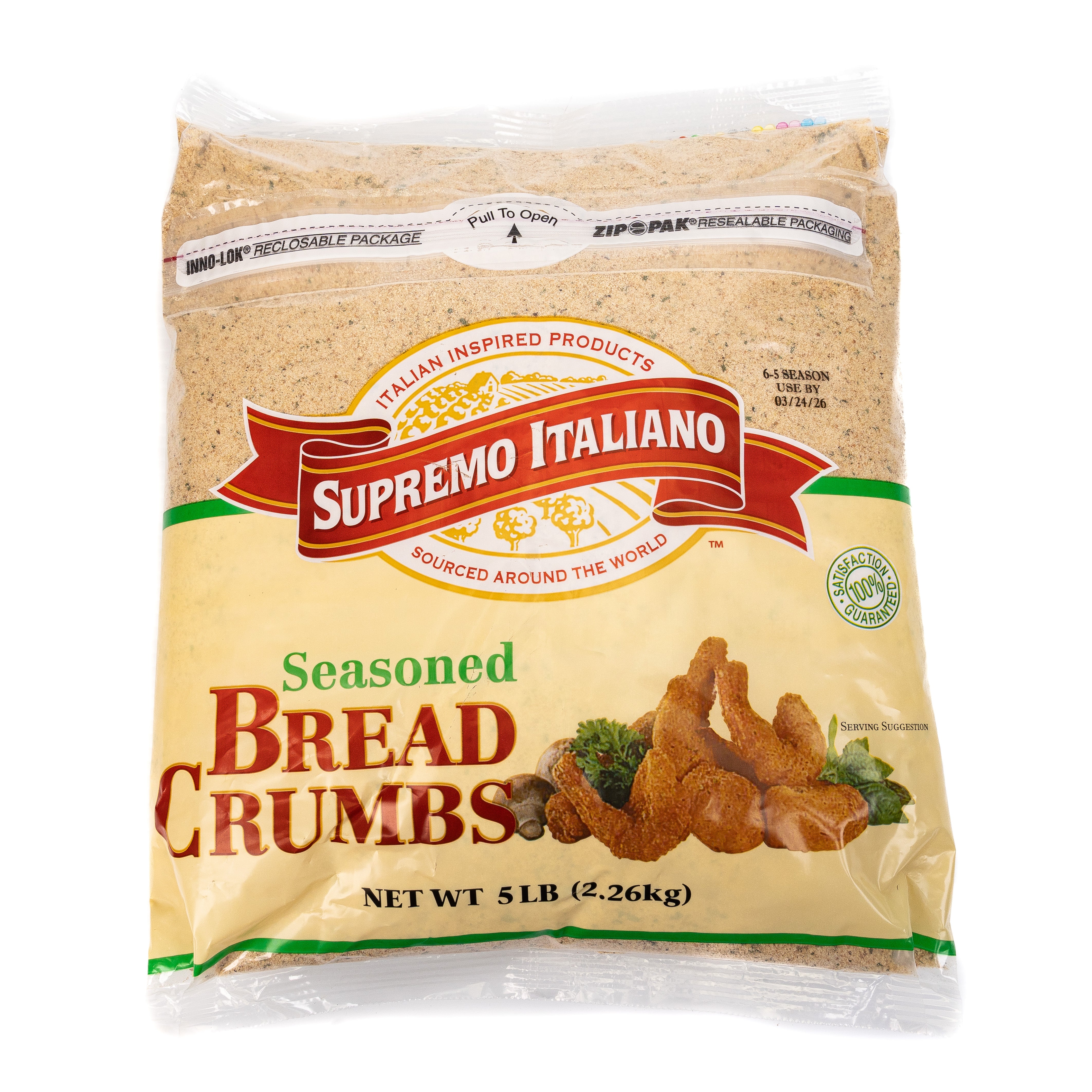 Supremo Italiano Seasoned Bread Crumbs 6/5LBS 30LBS – JR Imports LLC